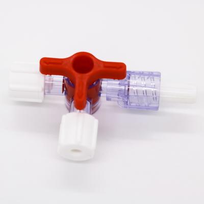 中国 Ce Iso Sterile Medical Line Three / Extension Set 3 Way Stopcock Disposable 販売のため