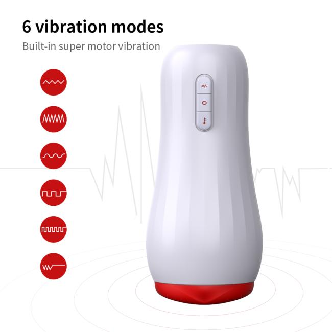 Multifunctional Men Masturbation Toys with Suction and Vibration Xnxx Masturbators Adult Sex Toy for Man