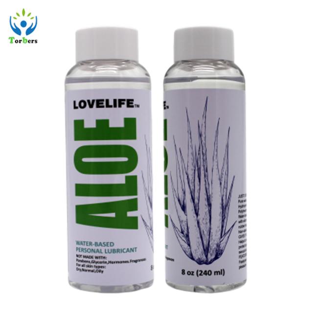 Organic Glide Natural Personal Lubricant for sensitive skin aloe vera water based lubricants
