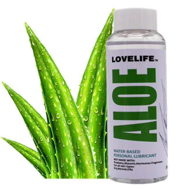 Organic Glide Natural Personal Lubricant for sensitive skin aloe vera water based lubricants