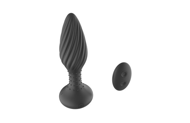 Vibrating Butt Plug 10-Vibration Vibrations Wireless Remote Control Waterproof Anal Butt Plug for Massaging Prostate