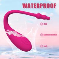 China Mini Waterproof Jumping Egg Vibrator Wireless USB Rechargeable APP Remote Control Silicone for sale