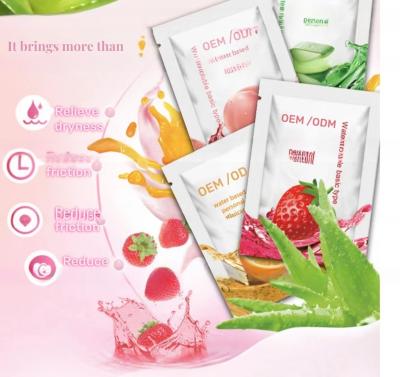 OEM 5ml water based lubricant sachets water based medical lubricant
