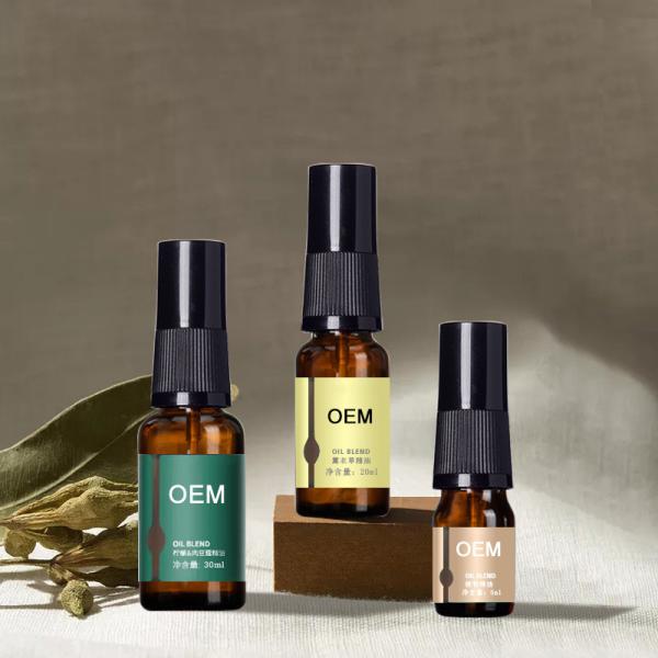Quality Organic Essential Oil 6pcs Set in Gift Box Safe for Diffusers Massage Aromatherapy Candle Making for sale
