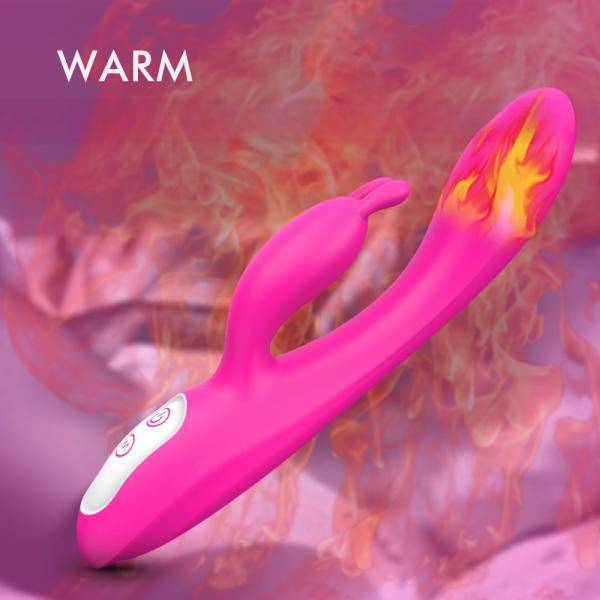 Quality Hot selling G spot rabbit vibrator with heating function for women clitoris for sale