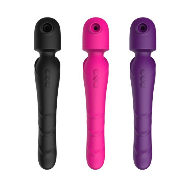 Quality New Factory Price 10 Frequency AV Sucking Wand Massager Sex Vibrators Clitoral for sale