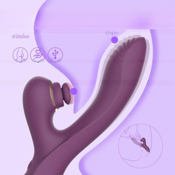 Quality Electric dildo in Silicone ABS for female handheld massager masturbation G-spot for sale
