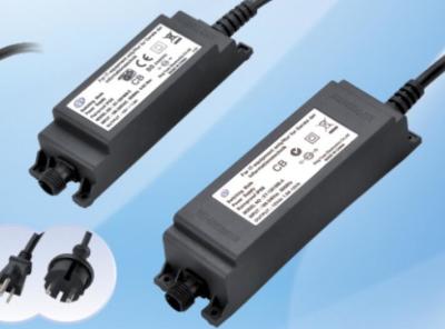 China Black Body Waterproof LED Power Supply , 12 Volt Power Supply For LED Lights for sale