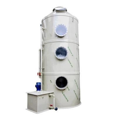 Cina 7.5 KW di potenza del ventilatore FRP Torre di assorbimento verde per il materiale di depurazione dei gas chimici di scarto in vendita