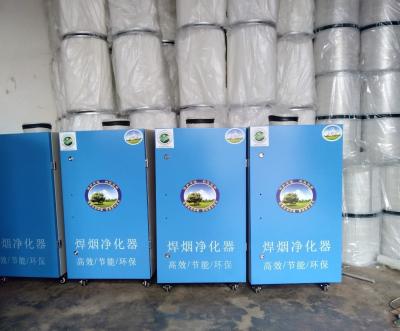 中国 設計付きの電圧380Vまたはカスタマイズされた単一吸着腕の溶接蒸気抽出機 販売のため