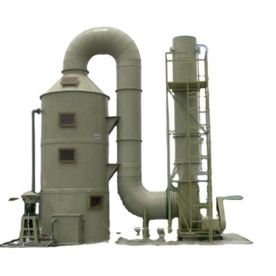 Cina Purificazione dei gas di combustione industriali Scrubber umido con alto flusso d'aria e design personalizzato in vendita