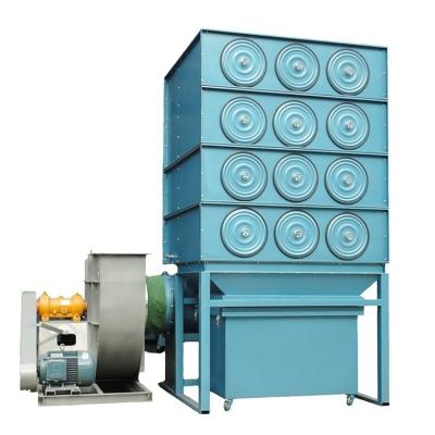 Cina 1200 kg Sistema di rimozione della polvere Cartuccia filtro Collettore di polvere con struttura semplice in vendita