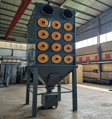 Cina 1200 kg Sistema di rimozione della polvere Cartuccia filtro Collettore di polvere con struttura semplice in vendita