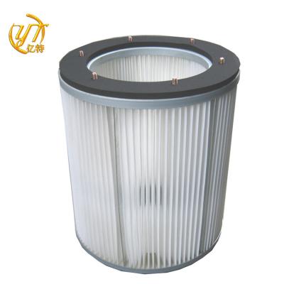 Cina 1200 kg Sistema di rimozione della polvere Cartuccia filtro Collettore di polvere con struttura semplice in vendita