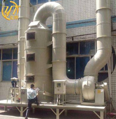 Cina 2000-3000 Air Volume Wet Scrubber con filtro a due strati ed efficienza di depurazione del 99,99% in vendita