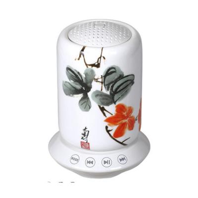 Cina Altoparlante ceramico classico creativo V3.0 di Bluetooth con stampa su misura di immagine in vendita