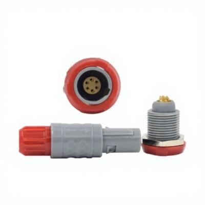 China Kangeryou China Class I Blood Oxygen Probe Connector 1P6 Core Waterproof Plug Socket Plastic Self-Locking Connection 3-Year for sale