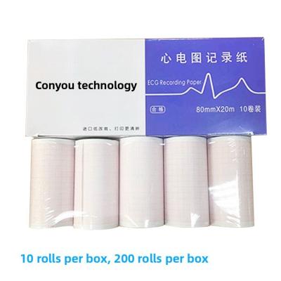 China Kangeryou 80mm*20m CE Certified Class I Thermal Printing Paper for ECG Recording Medical Consumables for sale