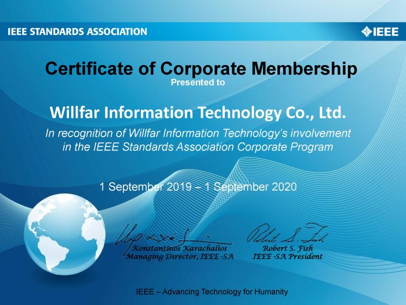 Member of IEEE - Willfar Information Technology Co. Ltd.