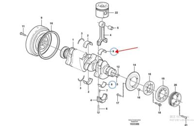 Cina Nuove componenti del motore d'acciaio di Deutz 04284142 20766790 Rod Bearing di collegamento in vendita