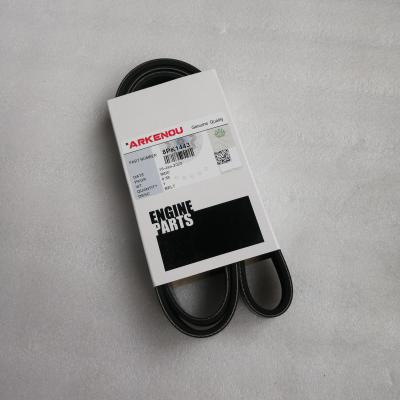 China 3911568 8PK1443 V Ribbed Fan Belt for Genuine Machinery Engine 6BT5.9 for sale