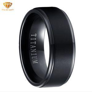 China High Quality Simple Men's Fashion Solid Titanium Ring for Men Jewelry Tr2619 for sale