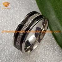 Quality New Stlye Stainless Steel Jewelry CZ Stones Polished Stainless Steel Wedding for sale