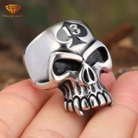 Quality European and American Retro Men's Titanium Steel Ring Trendy and Bold Steel Ring for sale