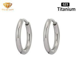 China Body Piercing Jewelry Titanium High Polished Segment Hinged Rings Earring Hoop Ring Tper99 for sale