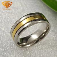 Quality High Quality Jewelry Engagement Gold Plated Jewelry Titanium Ring Titanium for sale