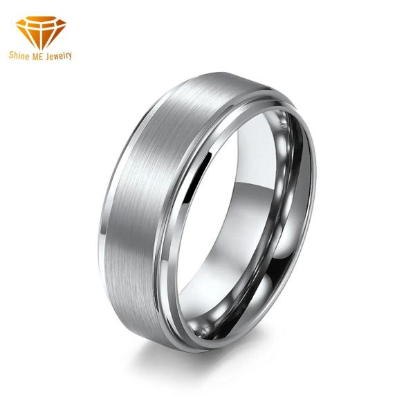 Quality 6810mm Matte Tungsten Steel Ring Simple Neutral Tsr018 for sale