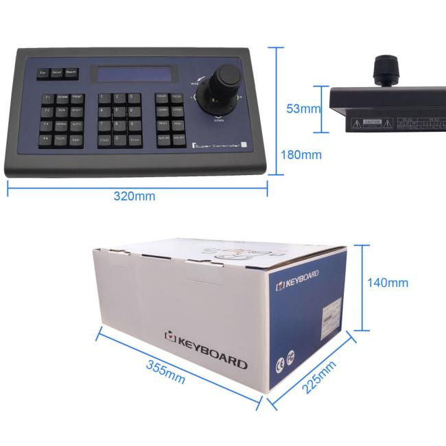 Mini Keyboard Controller/Keyboard Joystick Camera PTZ Controller