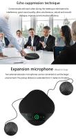 China Tongveo TEVO-A3000B 95dB Portable Bluetooth Speakerphone for 20-60m2 Meeting Rooms for sale