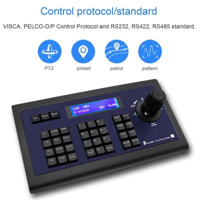 Cina Regolatore della leva di comando di RS232 RS422 RS485 Mini Keyboard Controller PTZ in vendita
