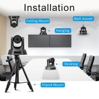 China USB HD 1080P PTZ Camera 3X Optical Zoom 2.1MP CMOS Video Conference Camera for sale