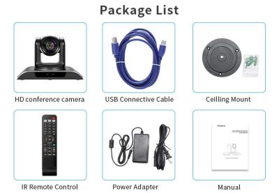 Cina 51,8 macchina fotografica HD a 1/2.9 pollici CMOS Tenveo Vhd102u di conferenza di Fov 10X USB PTZ in vendita