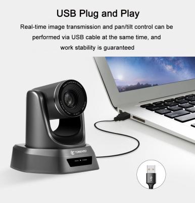 Cina Macchina fotografica del IP USB PTZ di SDI della pentola di ROHS Hypercardioid 350 per video comunicazione in vendita