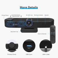 China All In One 4K ePTZ Webcam 8MP 120° FOV with Remote Control for sale