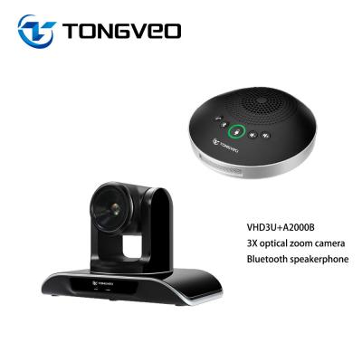 China Remote Control 3x PTZ camera microphone conference group for tele-conferencing for sale