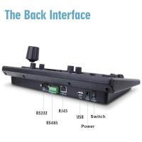 China RS422 PTZ Keyboard Controller LCD IP Joystick Controller for PTZ Camera 320x240 TFT for sale