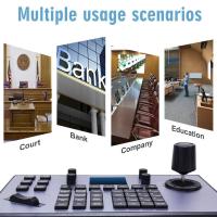 China RS422 PTZ Keyboard Controller LCD IP Joystick Controller for PTZ Camera 320x240 TFT for sale