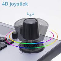 China RS422 PTZ Keyboard Controller LCD IP Joystick Controller for PTZ Camera 320x240 TFT for sale