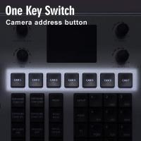China RS422 PTZ Keyboard Controller LCD IP Joystick Controller for PTZ Camera 320x240 TFT for sale