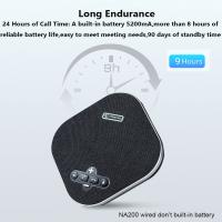 China TONGVEO 2.4G Wireless Speakerphone Conference Microphone 85dB Daisy Chain 5m Pickup for sale