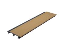 China 174x21mm Capped WPC Cladding 2200mm 2900mm Custom Length Waterproof Composite Decking Board for sale