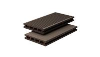 China 135x25mm Hollow WPC Decking Board Traditional Solid Plastic Composite Outdoor Decking for sale