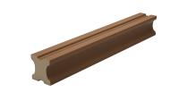 China WPC Composite Decking Joist 40x40mm 2.9M Solid Wood Plastic Outdoor Floor Support for sale