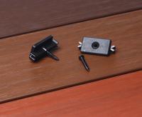 China 40mm ABS Composite Decking Clips Fastener 8mm for WPC Decking Installation for sale