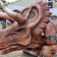 China Animatronic Triceratops Model For Theme Park Decoration for sale