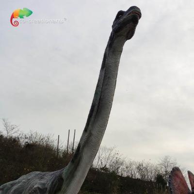China Theme Park 12M Animatronic Brontosaurus Life Size Animatronic Dinosaur Realistic Model For Jurassic for sale